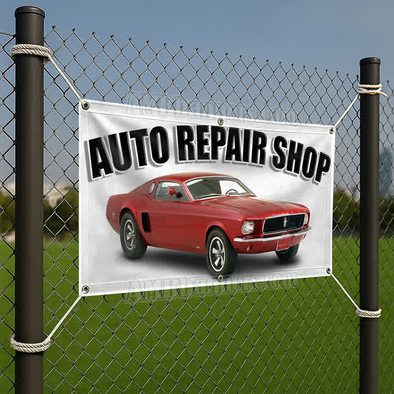 Auto Repair Shop Vinyl Banner – ALE00026 | Vinyl Banner